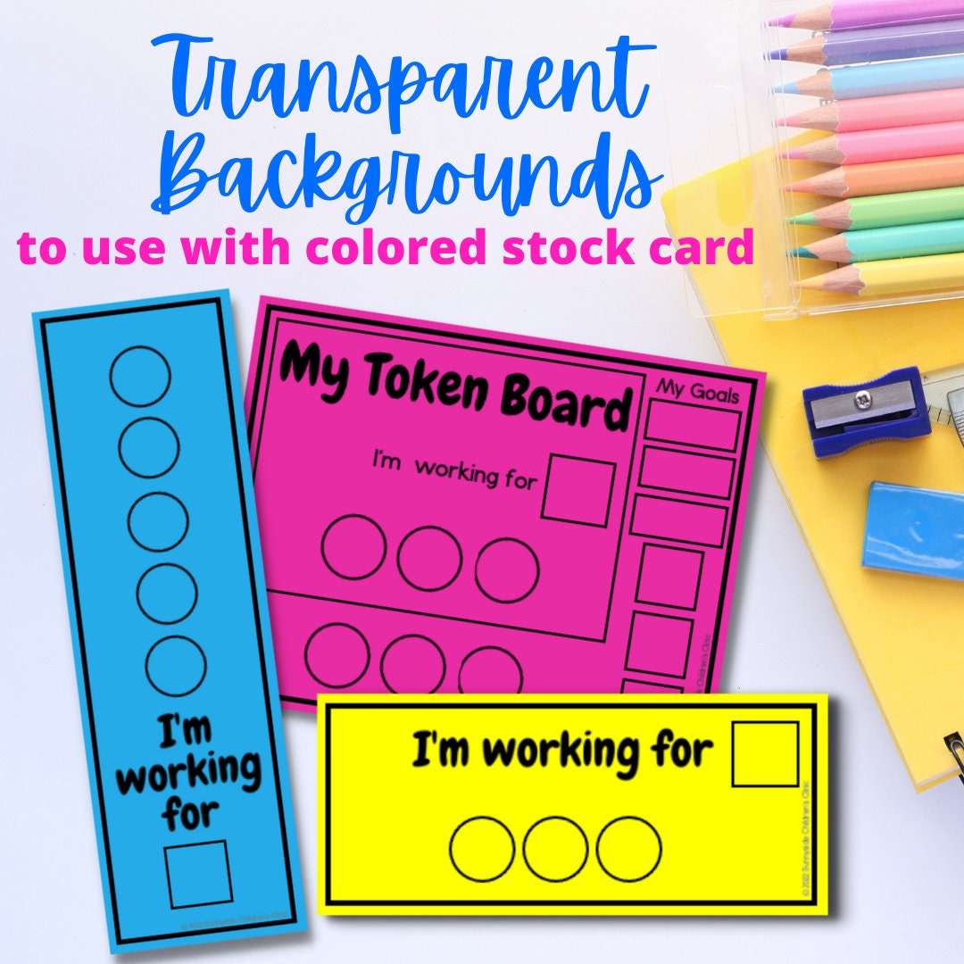 Token Board Reward Chart With First Then Schedule Board Special ...