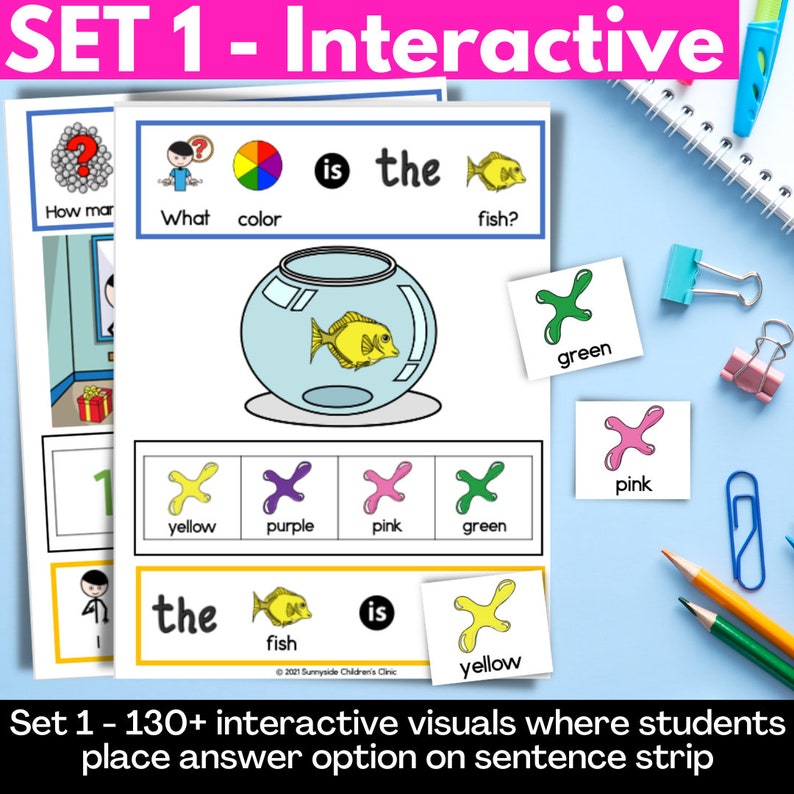 WH Questions AAC Visuals | Speech Therapy | Special Education Autism ...
