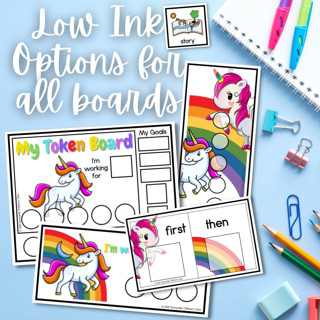 Token Board Reward Chart With First Then Schedule Behavior Management ...