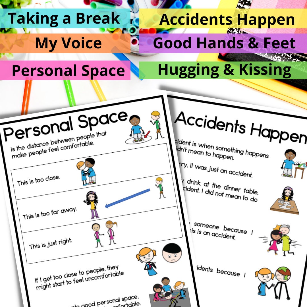 Behavior Social Stories for Autism | Social Emotional Learning SEL ...