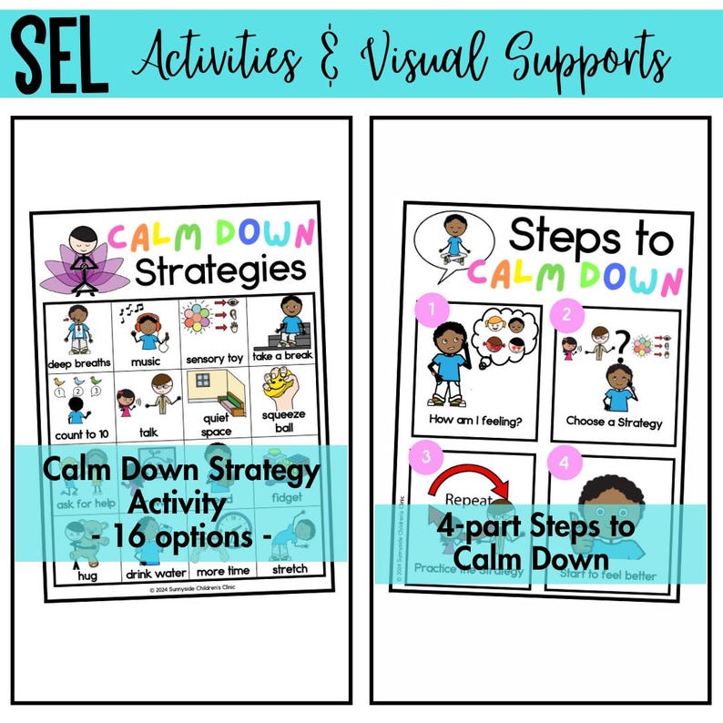 Calm Down Social Story Pack With Activities Behavior Management ...