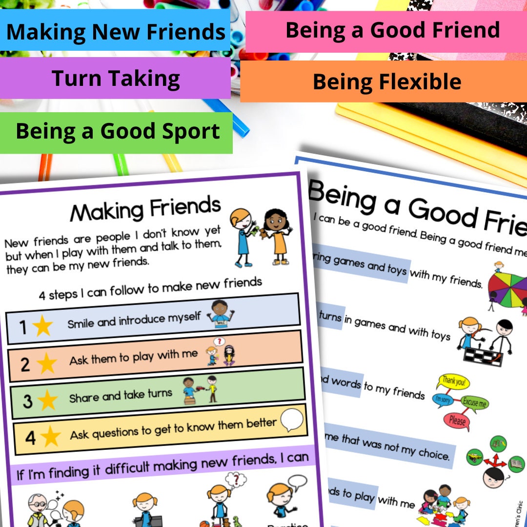 23 Social Stories for Conversation, Friendship, Behavior & Social ...