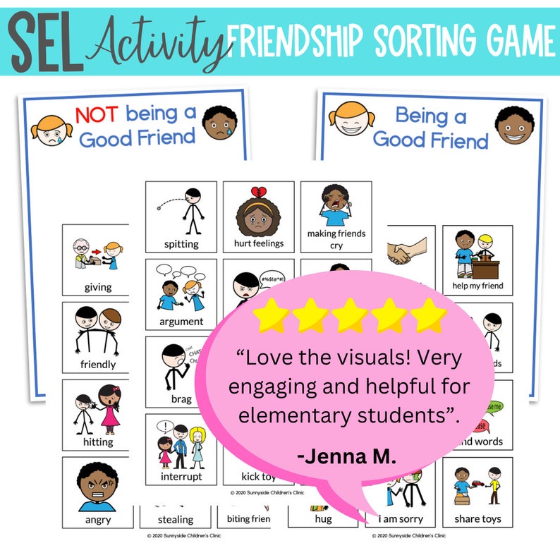 Being a Good Friend Social Story With SEL Activities | Autism, Special ...