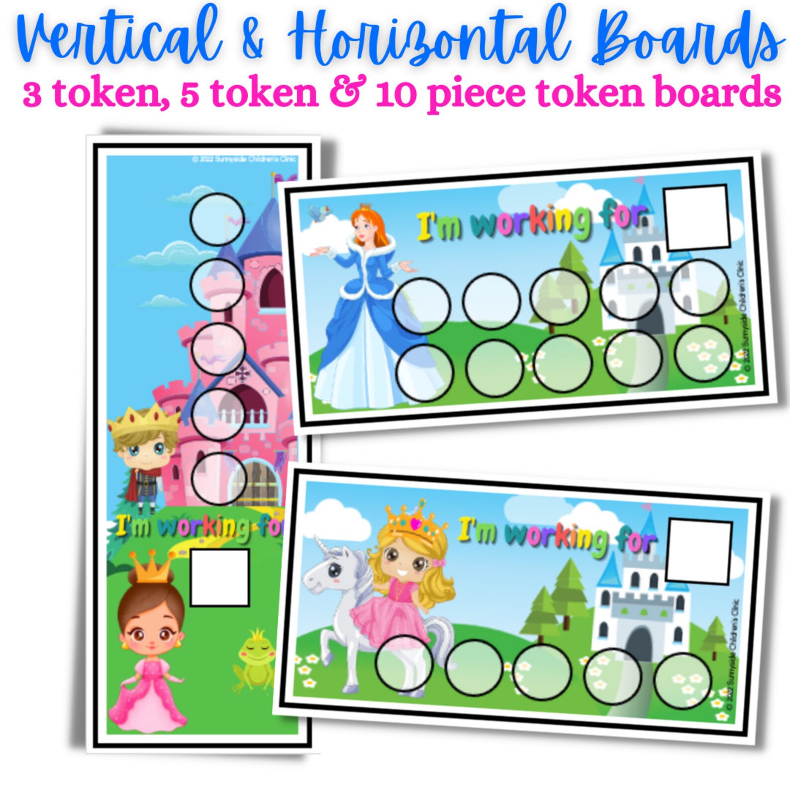 Token Board Reward Chart for Kids With First Then Schedule Behavior ...