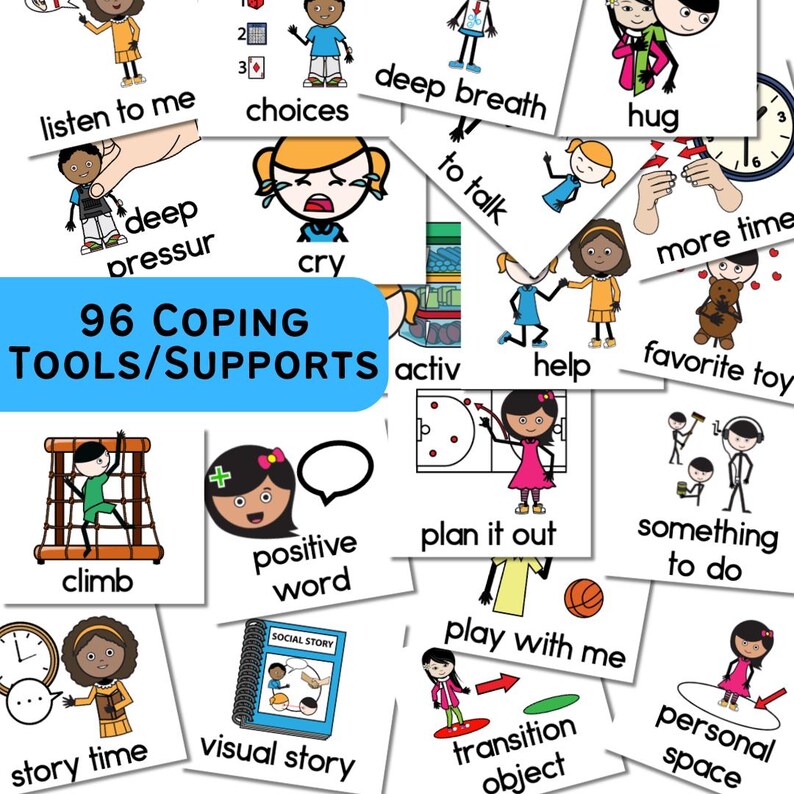 Feelings & Emotions Interactive Workbook With Coping Skills Self ...