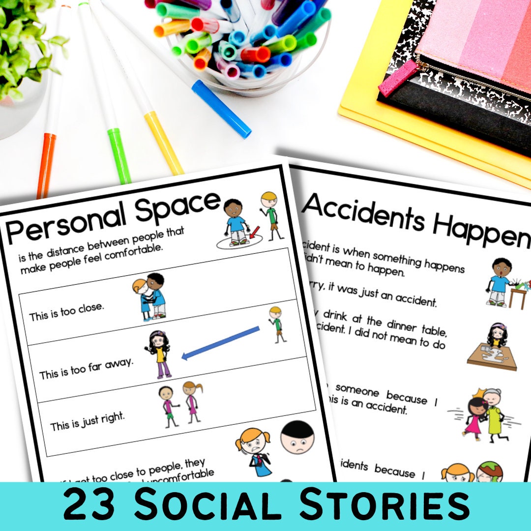 23 Social Stories for Conversation, Friendship, Behavior & Social ...
