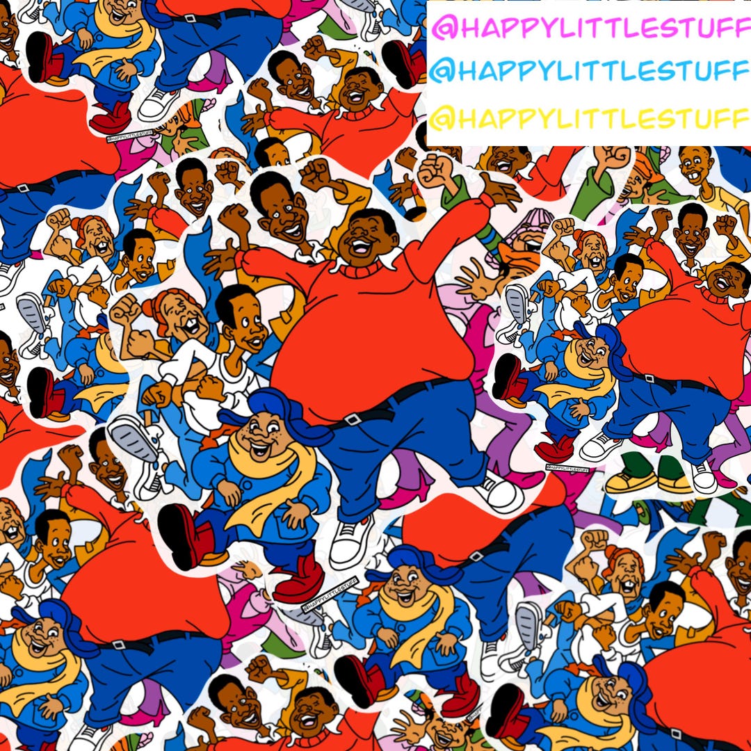 Fat Albert, Jumbo, Vinyl, Sticker, Gang, 70’s, Retro, Vintage, Birthday ...