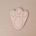 Easter Bunny Feet Solid Bunny Feet Stencil Bunny Feet Bunny Footprints ...
