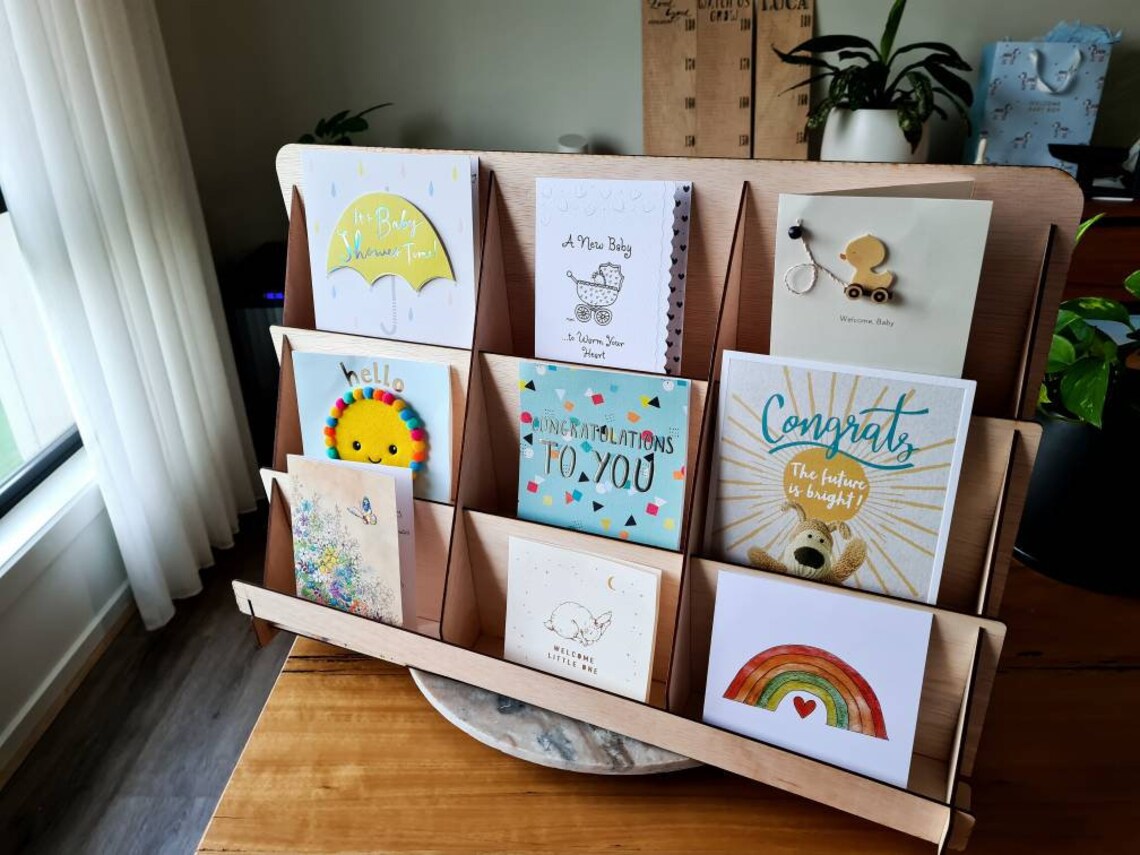 Extra Large Stand Countertop Display Card Display Notepad - Etsy