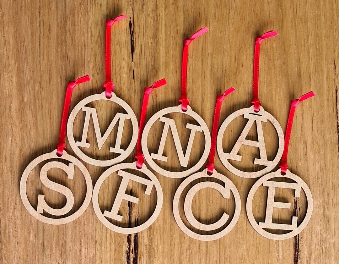 Letter Gift Tags/laser Cut Letter Gift Tags/personalised Letter Gift ...