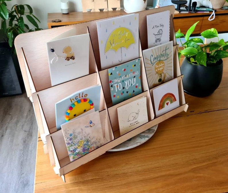 Extra Large Stand Countertop Display Card Display Notepad - Etsy