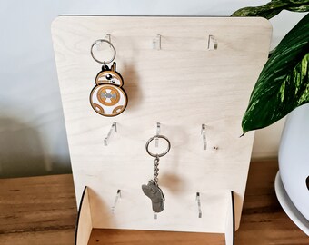 Keychain Stand - Etsy