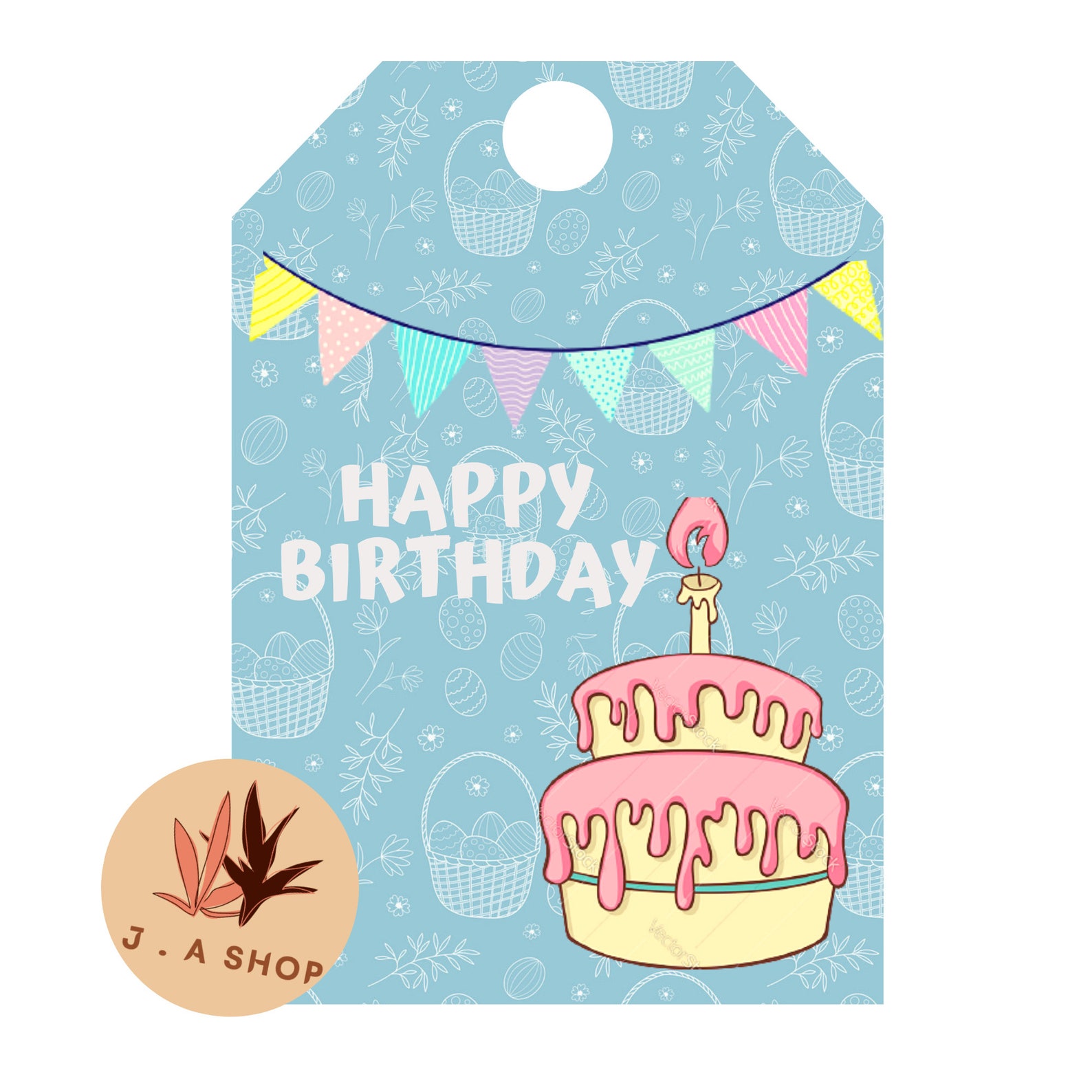 Birthday Gift Tags for Kids , Happy Birthday Printable Tags,gift Tag ...