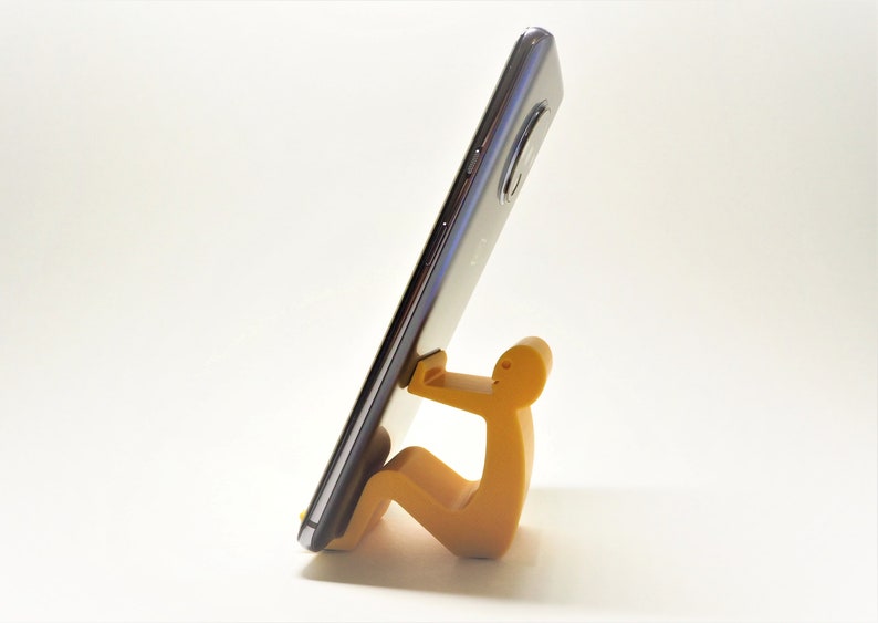 Desk Phone Stand Holder Pushing Person Fun Cell Phone Stand - Etsy UK
