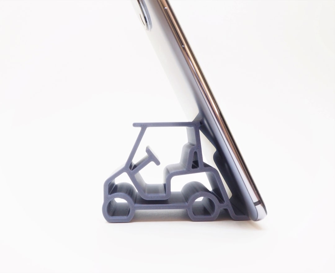 Golf Cart Phone Stand, 3D Printed Office Desk Cell Phone Holder ...
