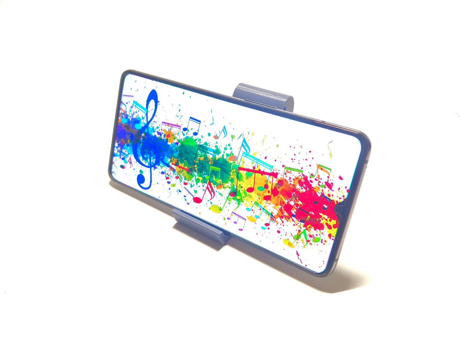 Pushing Person Phone Stand, 3D Printed Office Desk Decor, Compatible ...