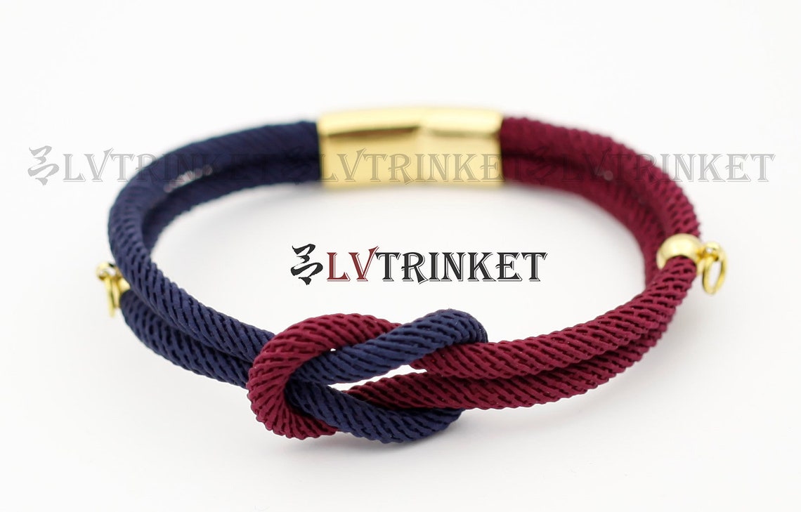 Milan Rope Woven Magnetic Buckle Bracelet - Etsy UK