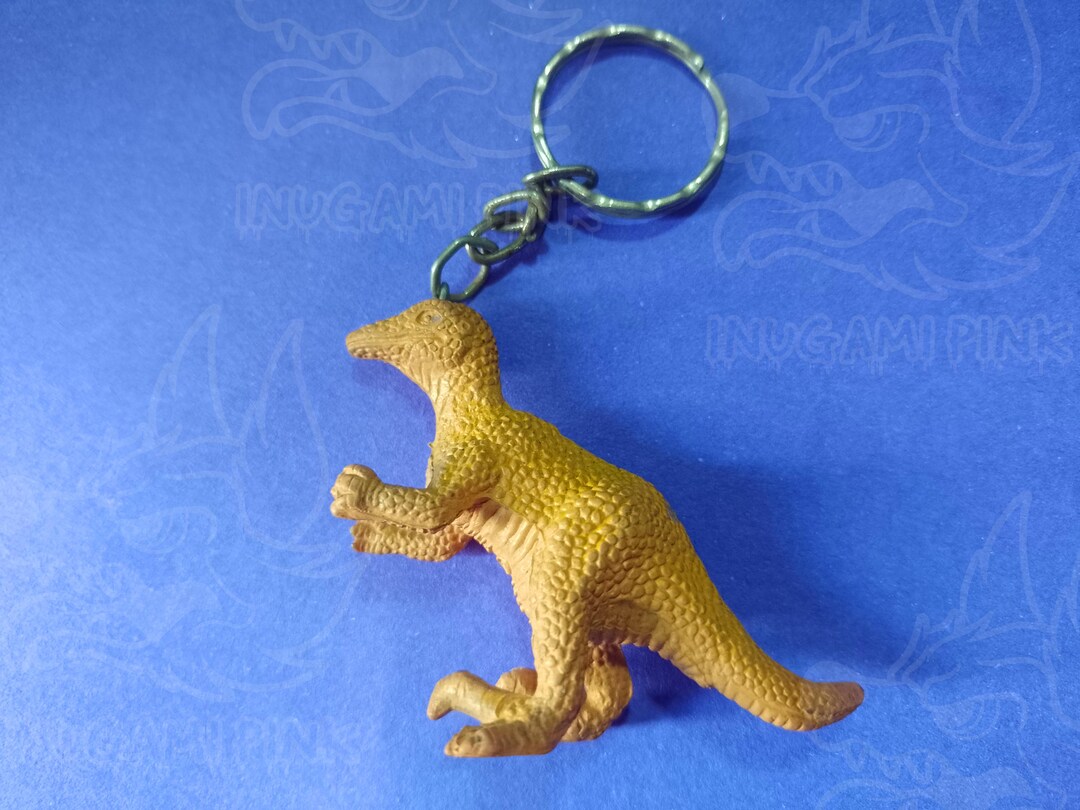 Vintage Imperial Dor Mei Velociraptor Keychain 1993 - Etsy