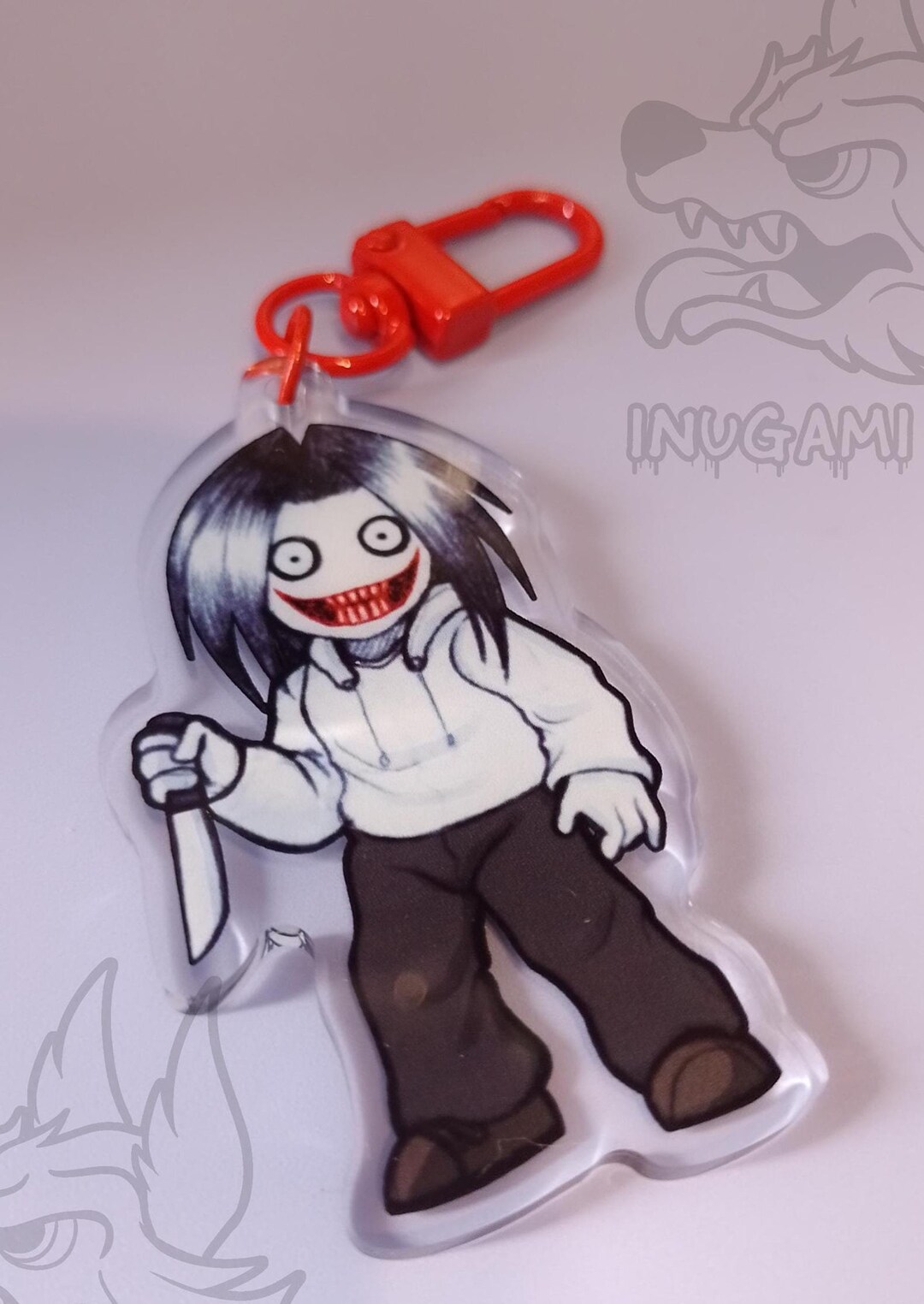 Jeff the Killer Chibi Acrylic Keychain - Etsy