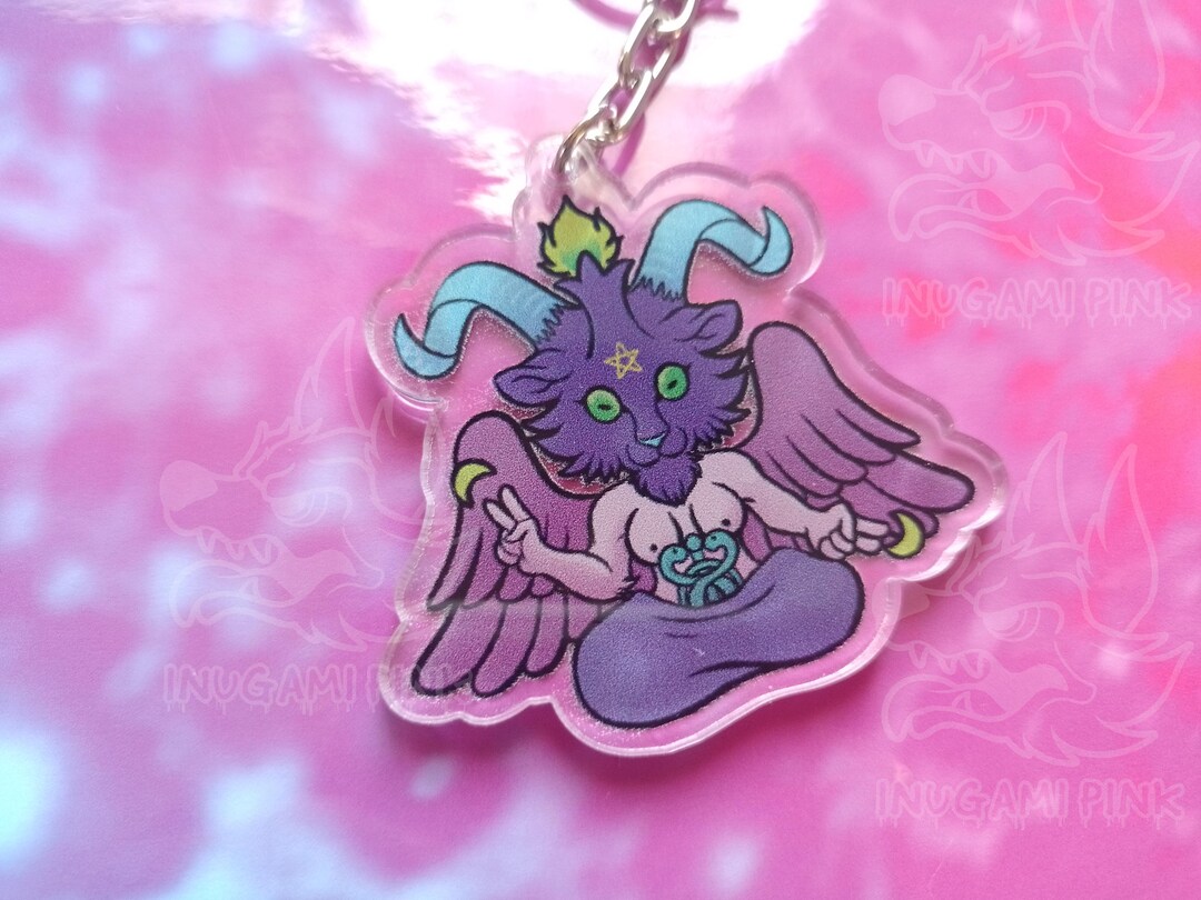 Clearance Baphomet Chibi Acrylic Keychain - Etsy