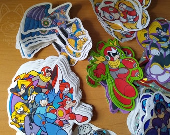 Mega Man Stickers - Etsy