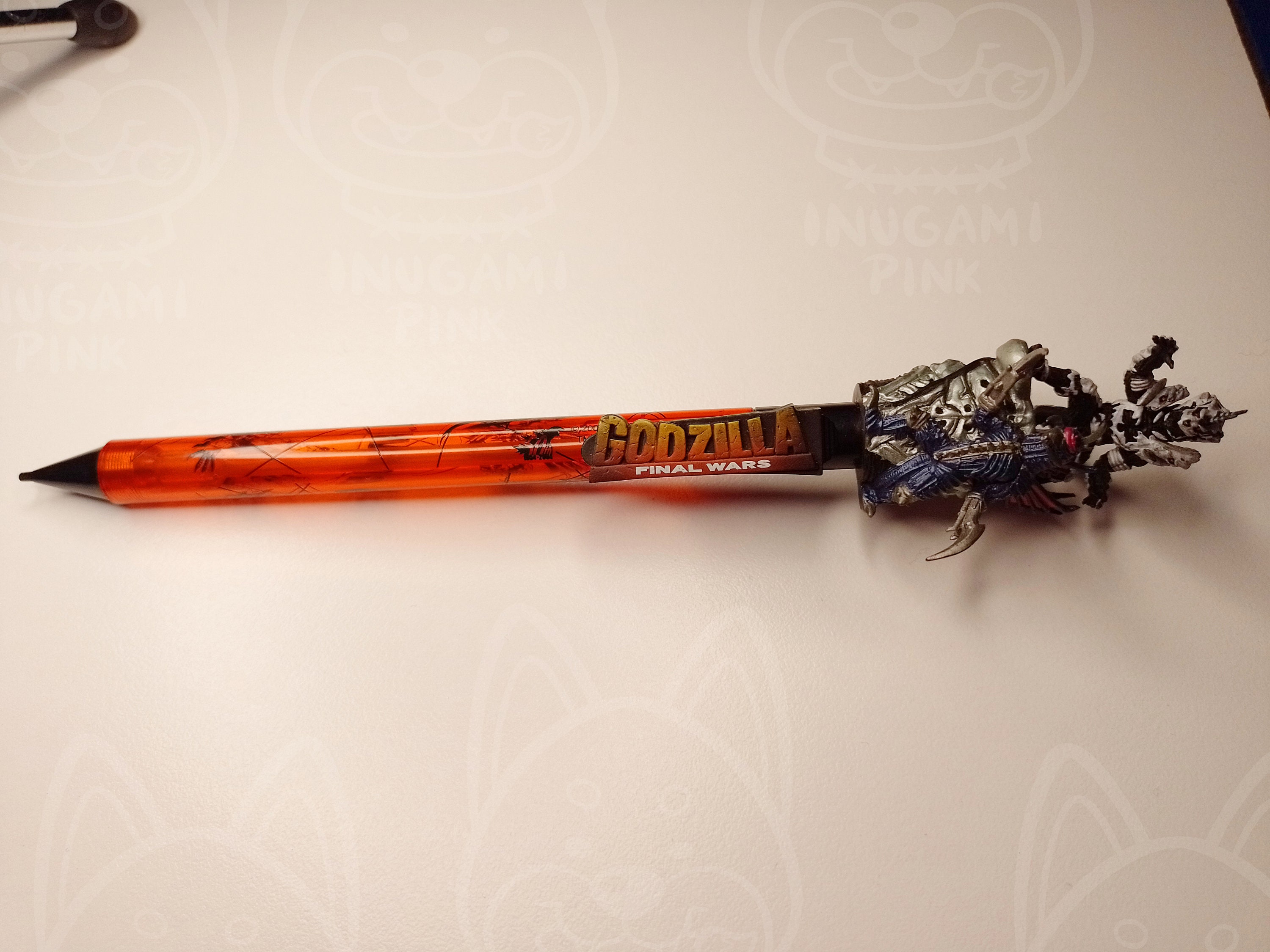 Godzilla Final Wars Orange Mechanical Pencil USED - Etsy
