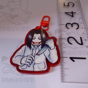 Jeff the Killer Red Acrylic Keychain - Etsy