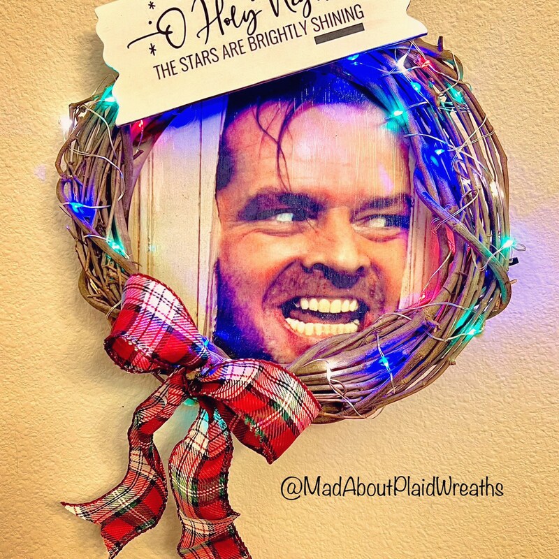 Horror Movie Wreath - Etsy