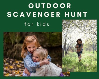 Toddler Outdoor Scavenger Hunt Bingo Game Printable Download - Etsy