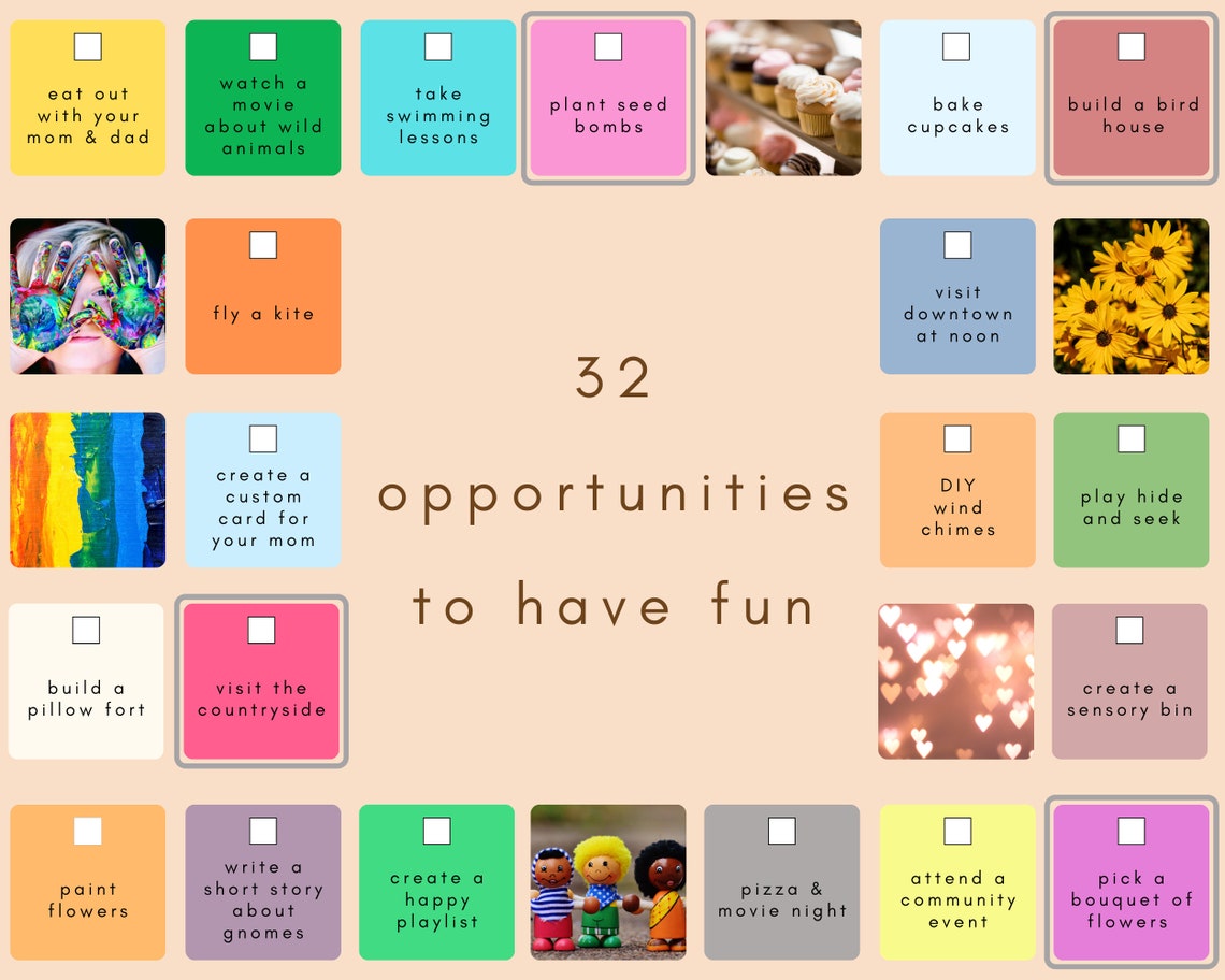 Kids Activity | Kids Bucket List | Kids Printable Activity | Kids ...