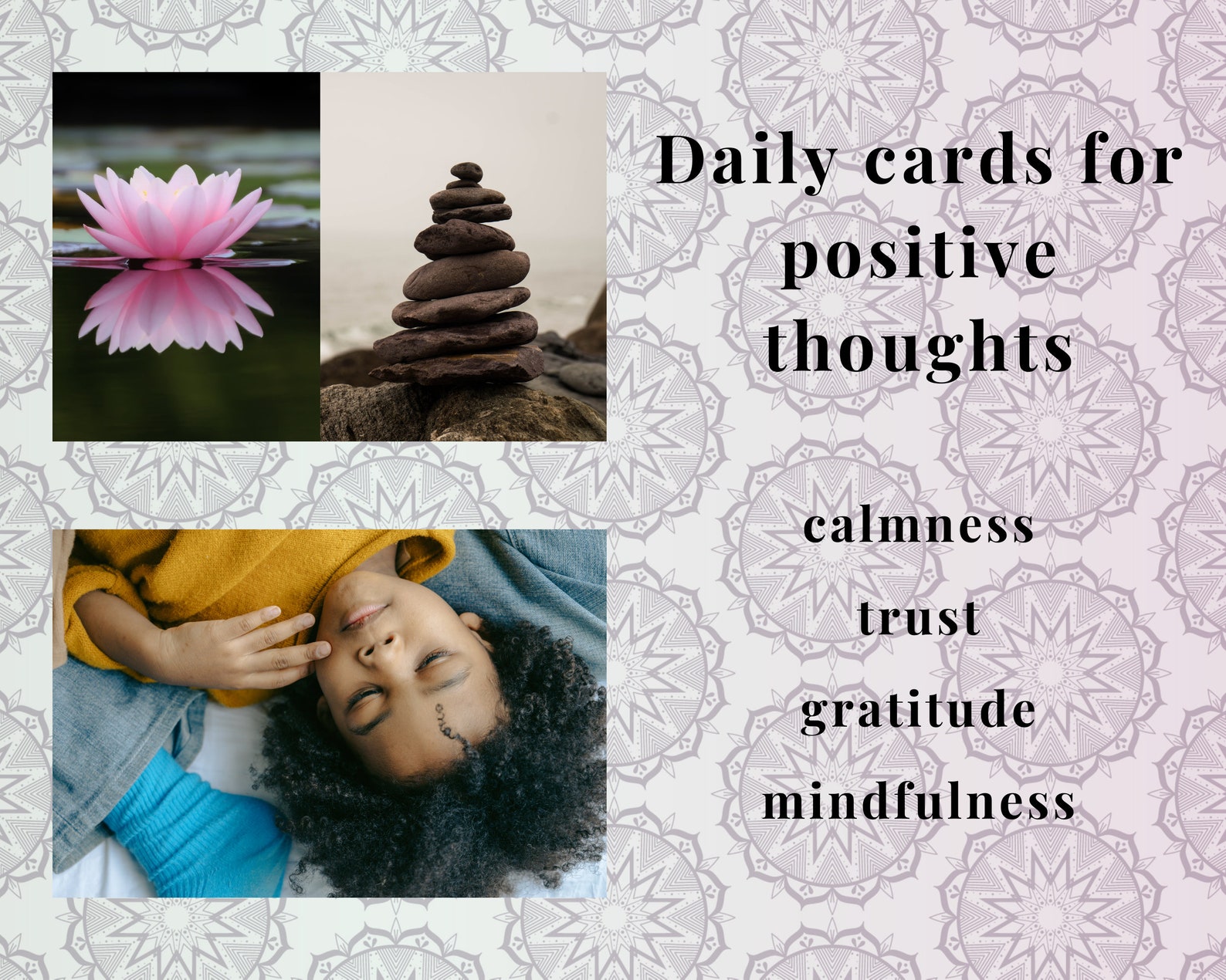 Affirmation Cards Mindfulness Cards for Kids Positive Thoughts for Kids ...