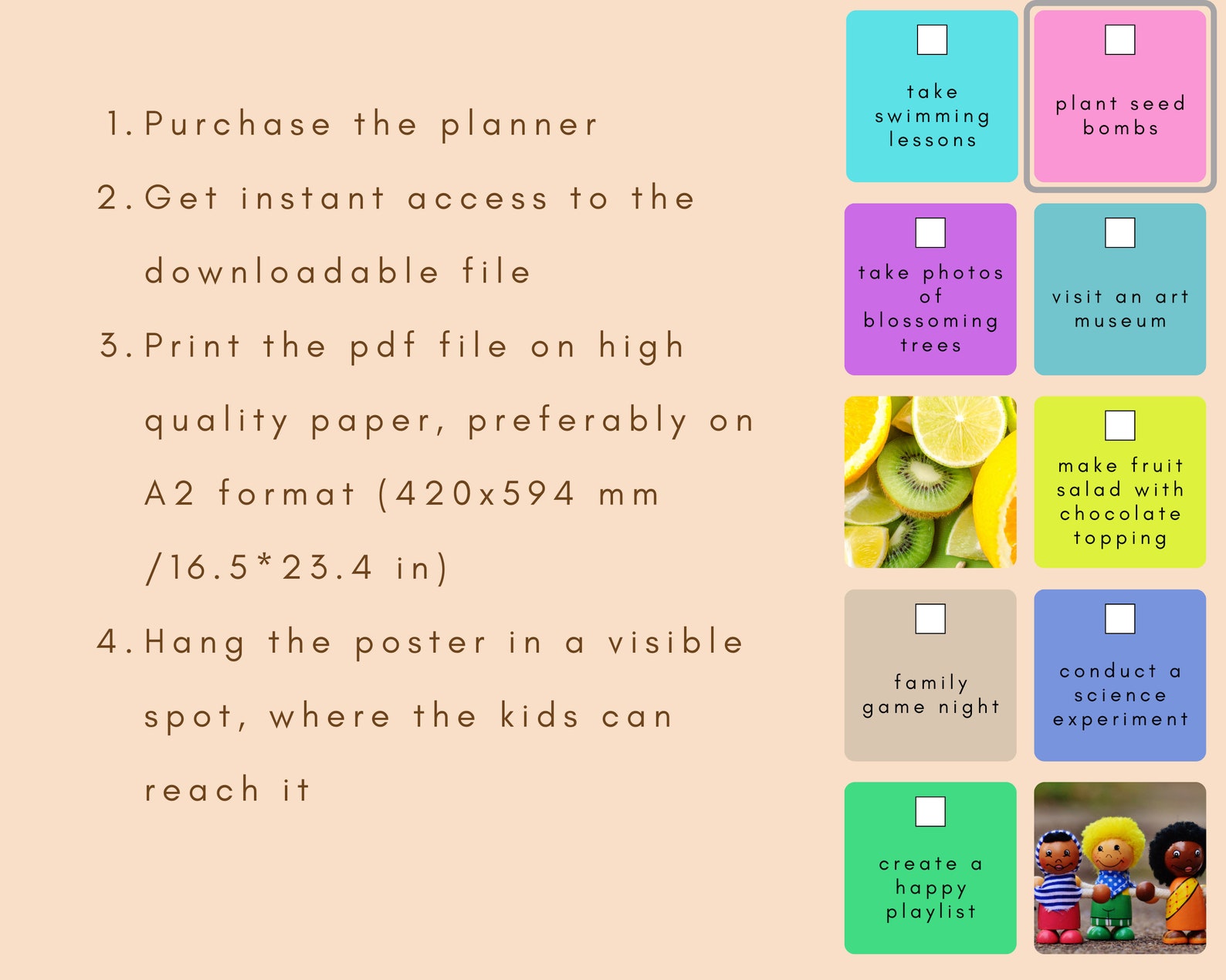 Kids Activity | Kids Bucket List | Kids Printable Activity | Kids ...