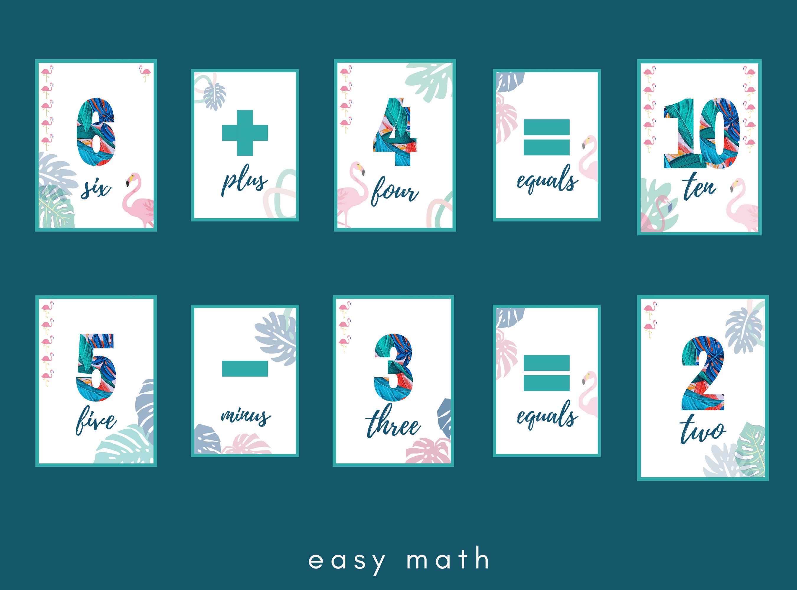 Flash Cards | Printable Number Cards | Number Flash Cards | Flashcards ...