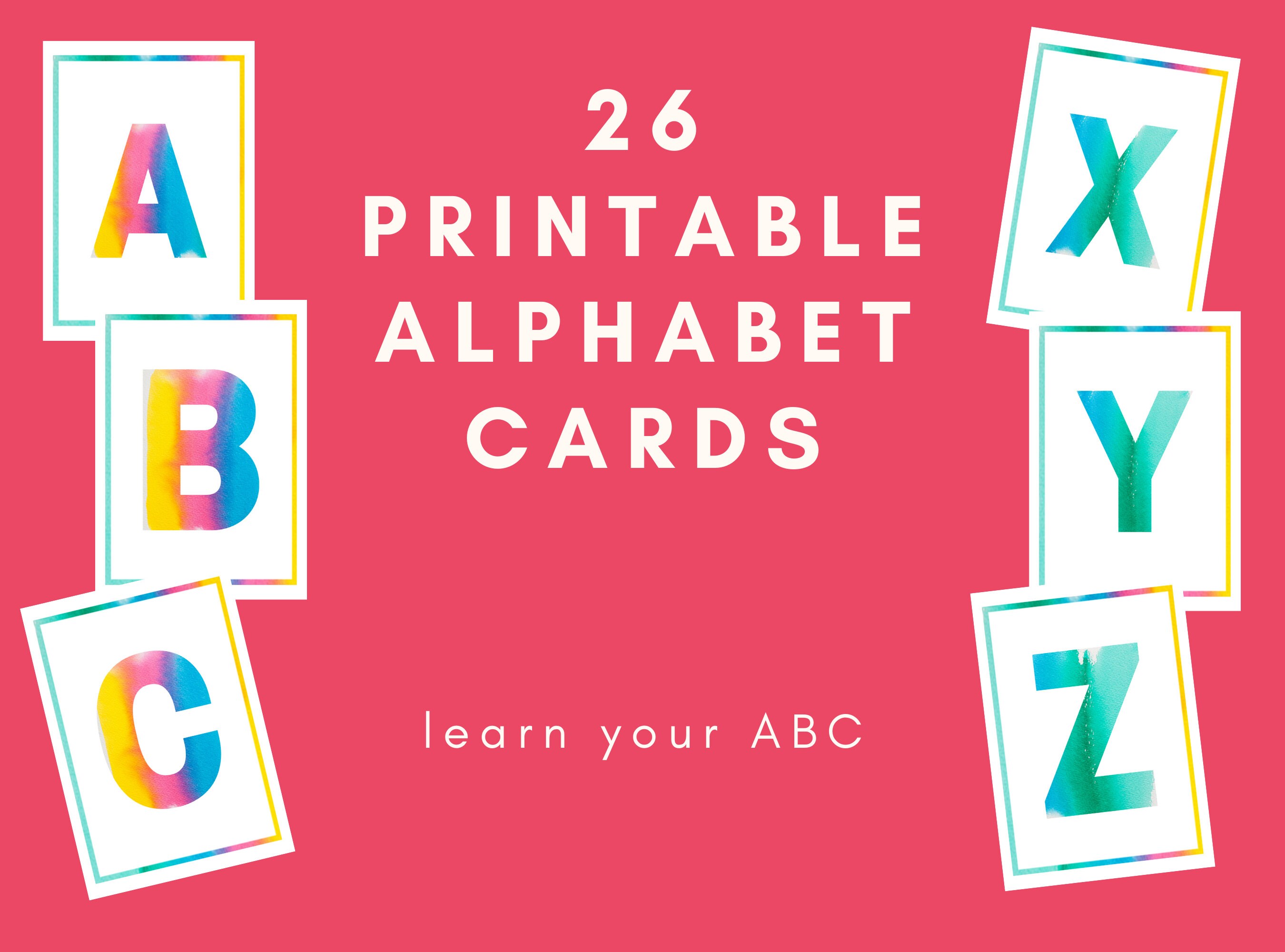 Flash Cards | Printable Letters Cards | ABC Flash Cards | Flashcards ...