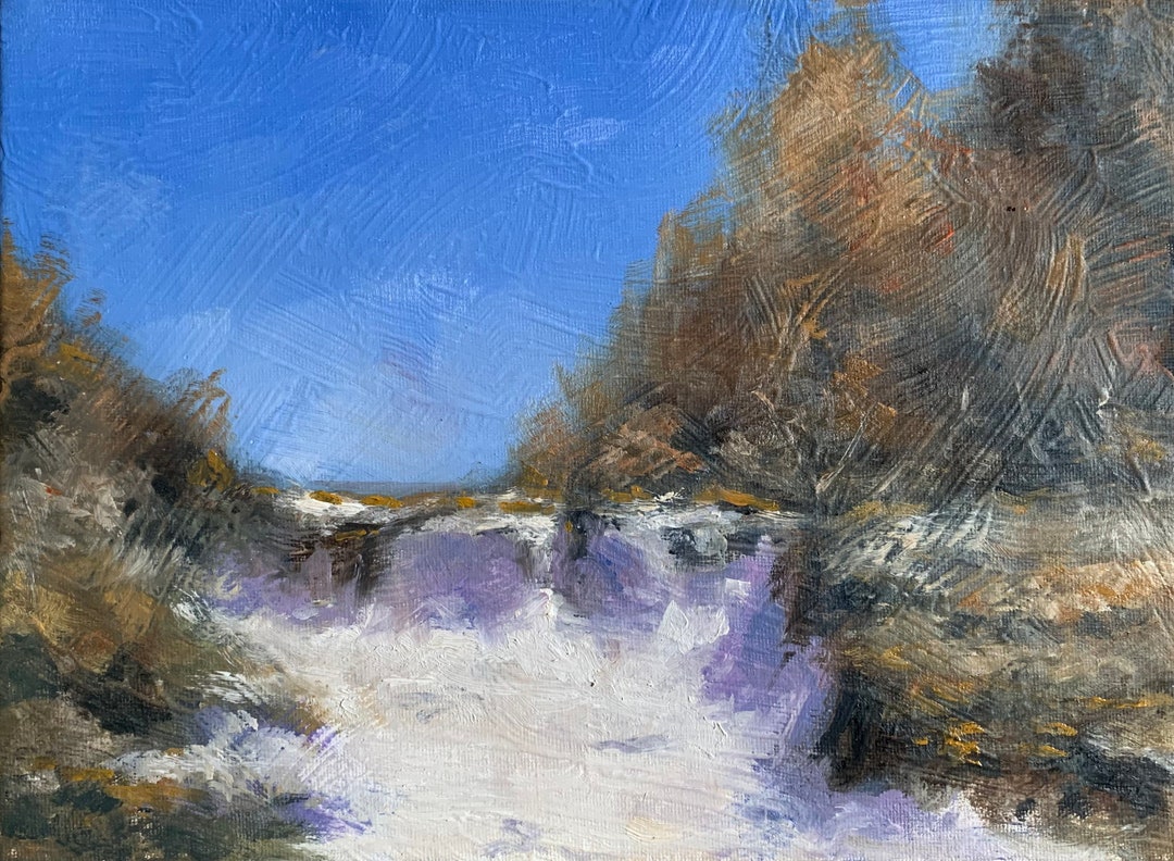 Autumn Days I | Original Oil on Canvas Painting by Vernon Lintern | Art ...