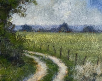 The Red Coat Original Oil on Box Canvas Painting by Vernon Lintern Art ...