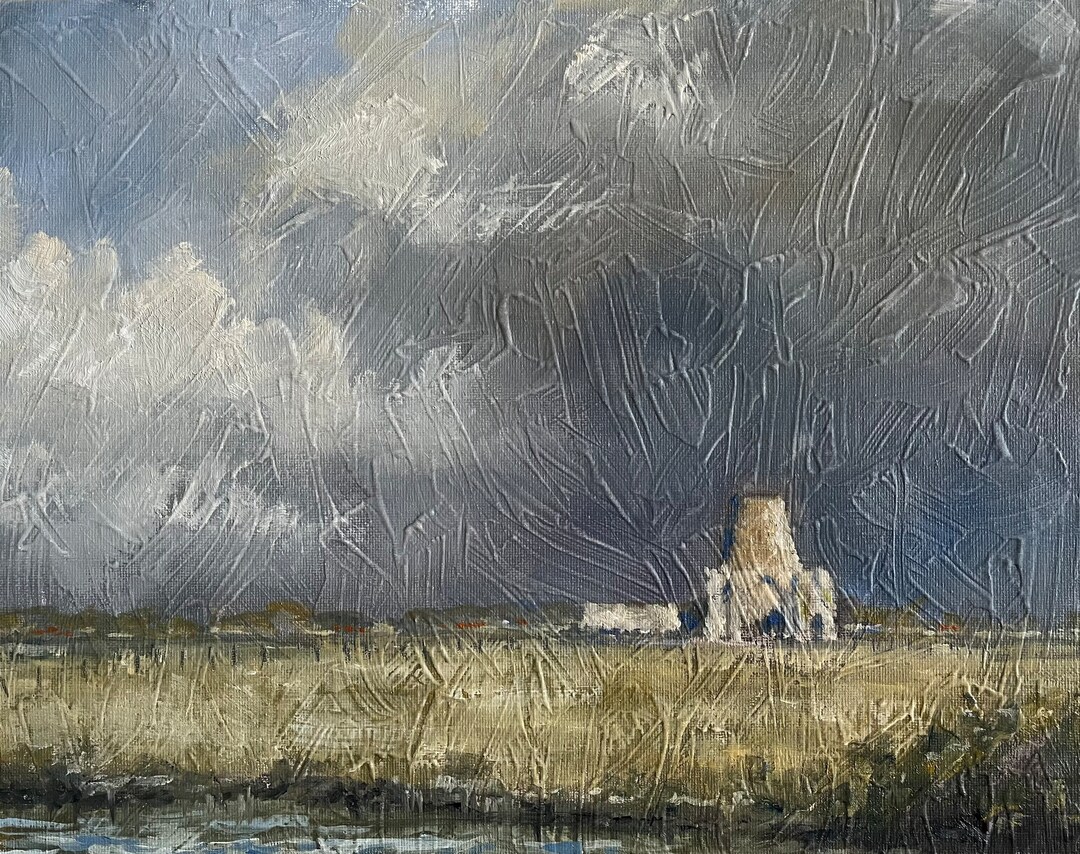 St. Benet’s Abbey Norfolk | Original Oil on Board by Vernon Lintern ...