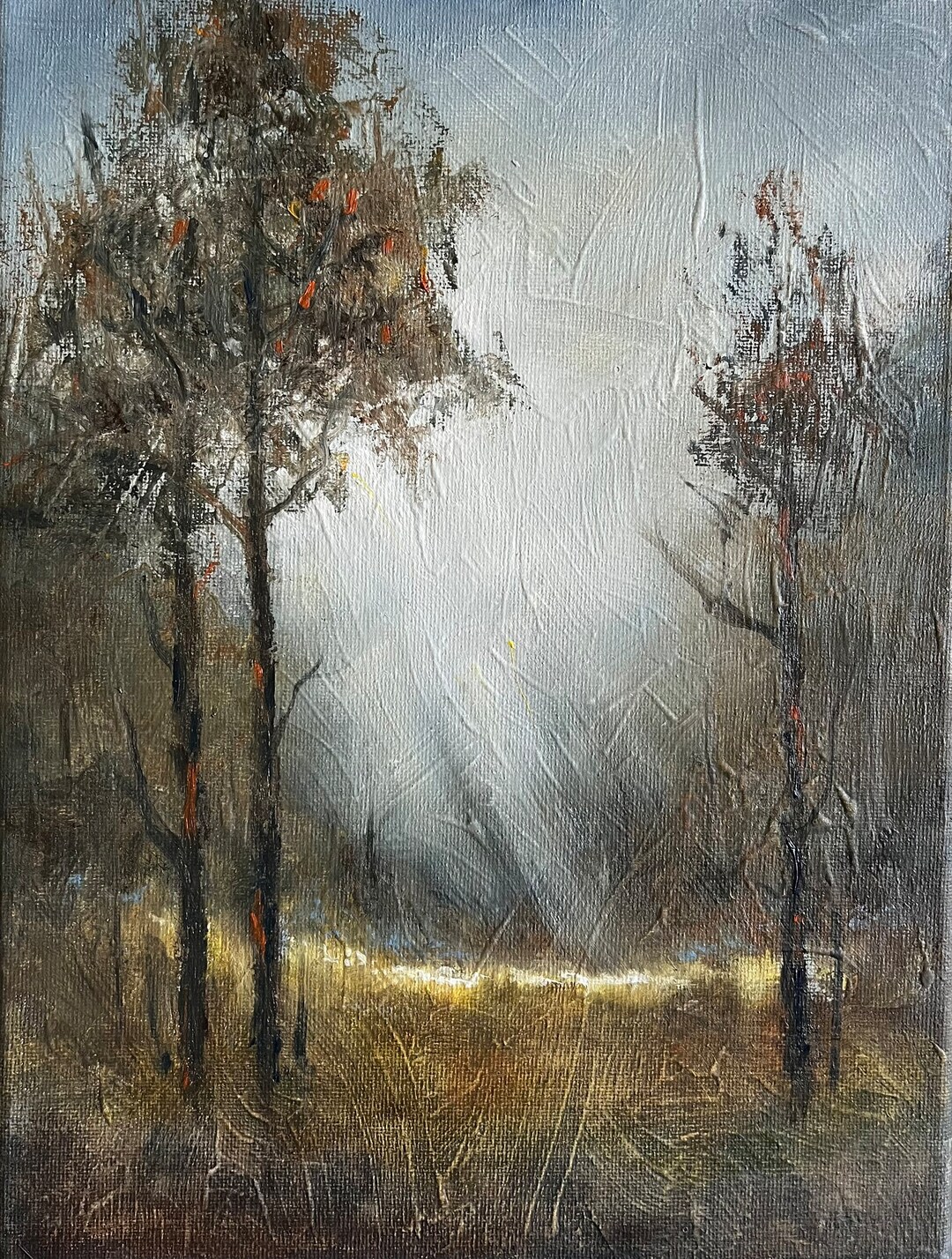 Shaft of Light | Original Oil on Canvas Painting by Vernon Lintern ...