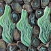 Handmade Ceramic Seaweed Mosaic Tile: Original Design Water Plant for ...