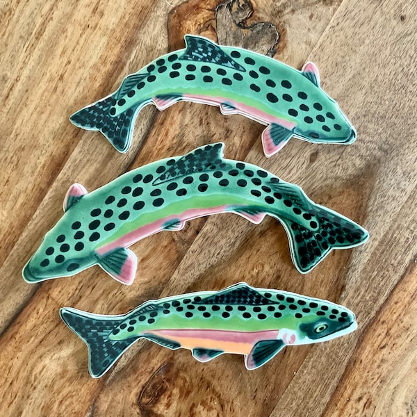 Rainbow Trout Mosaic Tile Art - Etsy