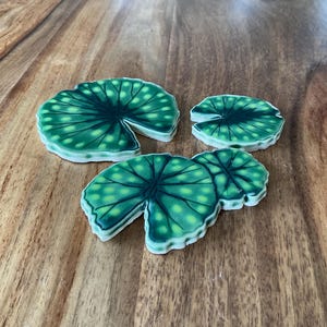 Handmade Glazed Lily Pad Mosaic Tile: Three Original Designs for ...