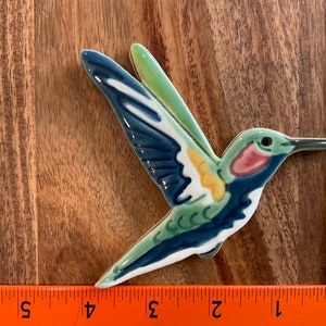 Handcrafted Ceramic Hummingbird Mosaic Tile: Choose From 3 Original ...