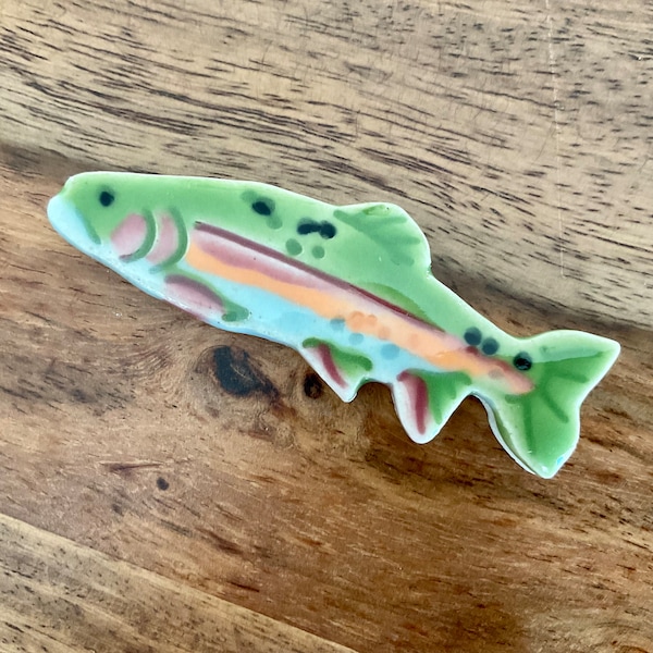 Rainbow Trout Mosaic Tile Art - Etsy