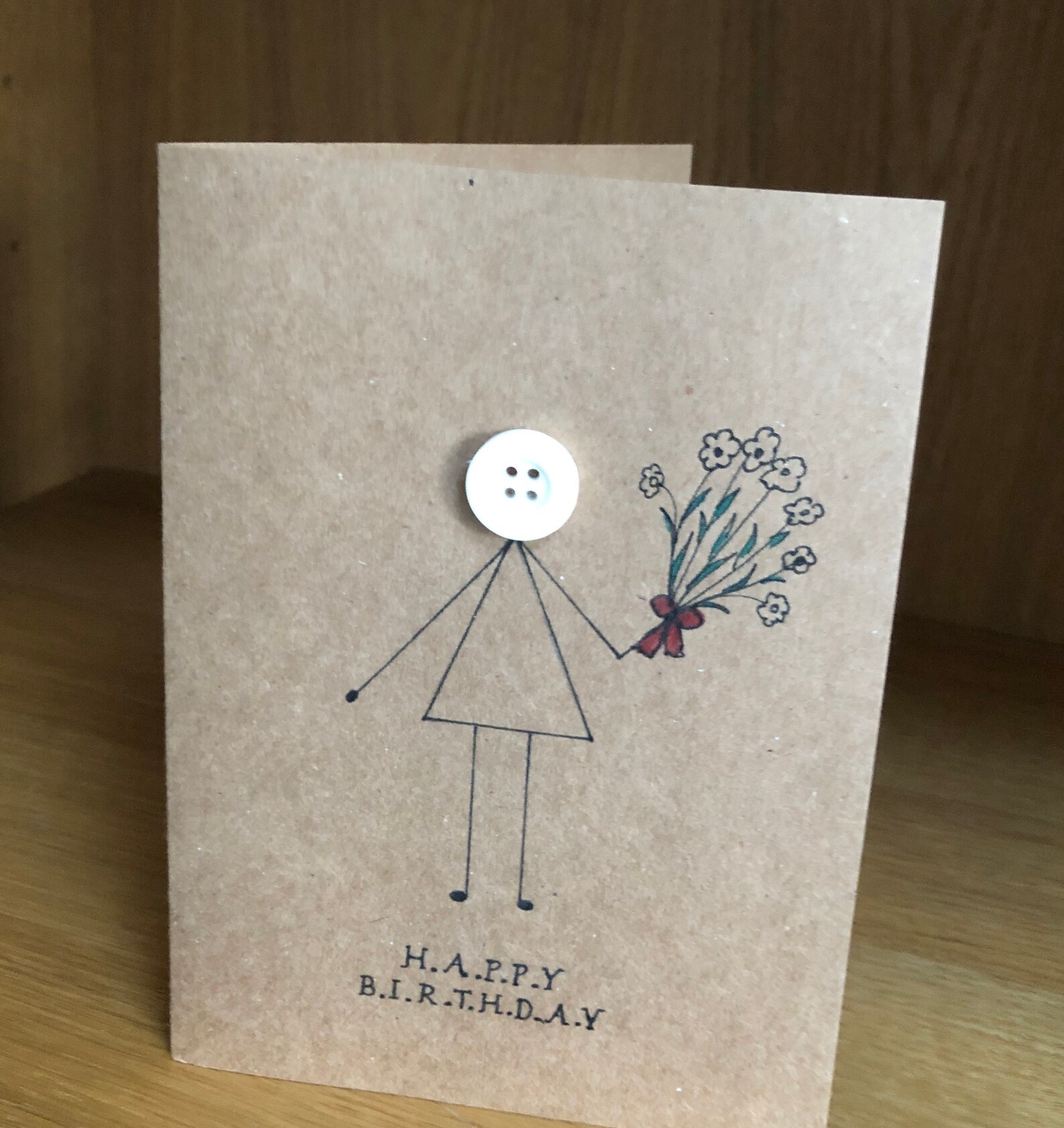 Button Art Card - Etsy