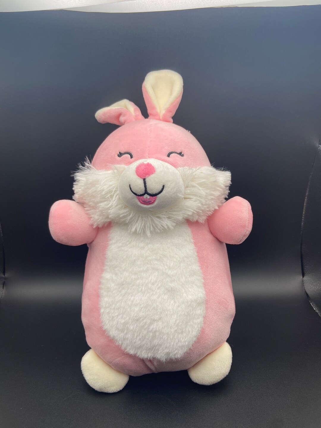 Squishmallow Hug Mees Pink Bunny Rabbit Plush, Easter Bunny Stuffed ...