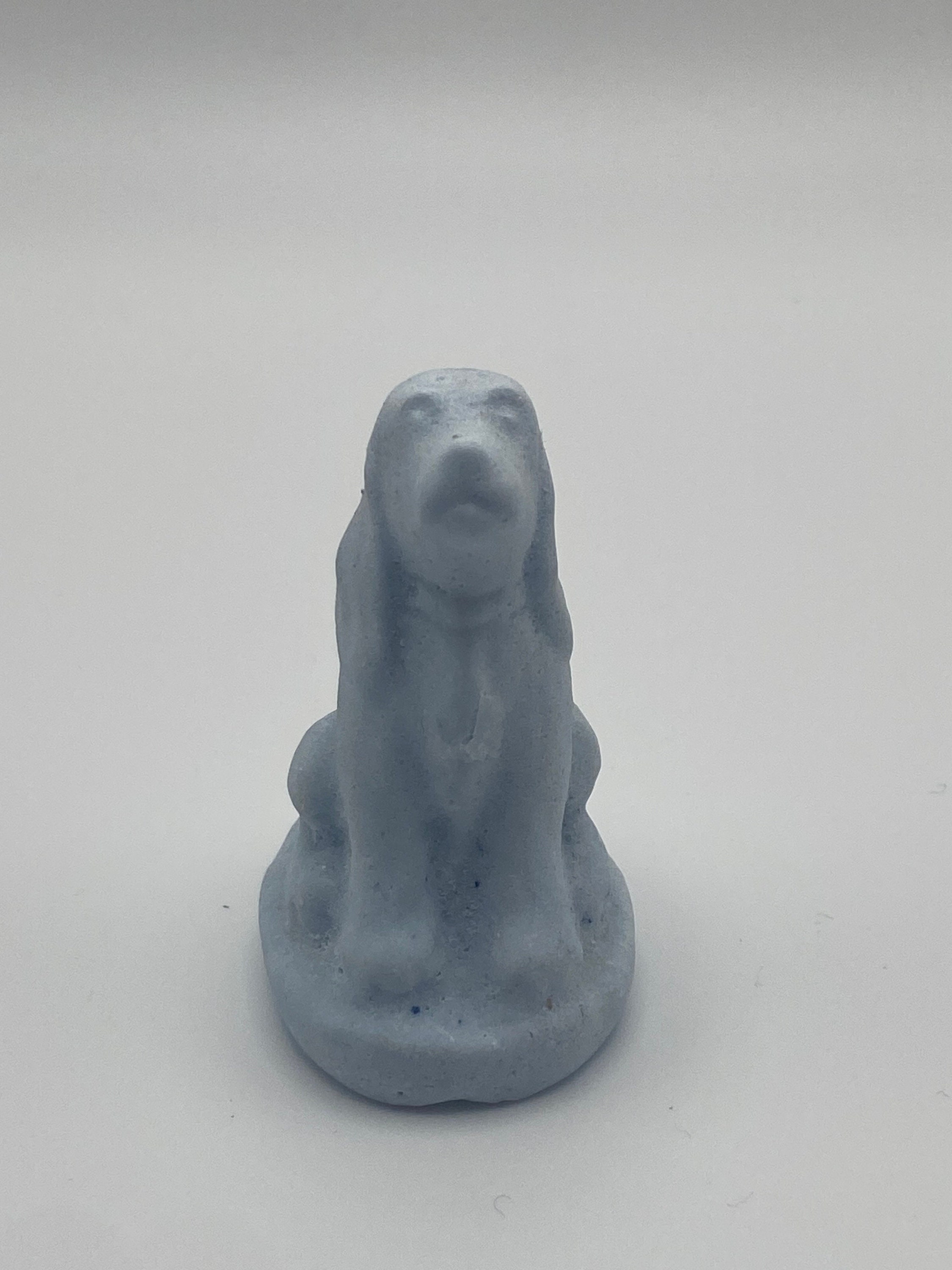 Vintage Blue Ceramic Dog Figurine Kitsch Dog Figurines - Etsy