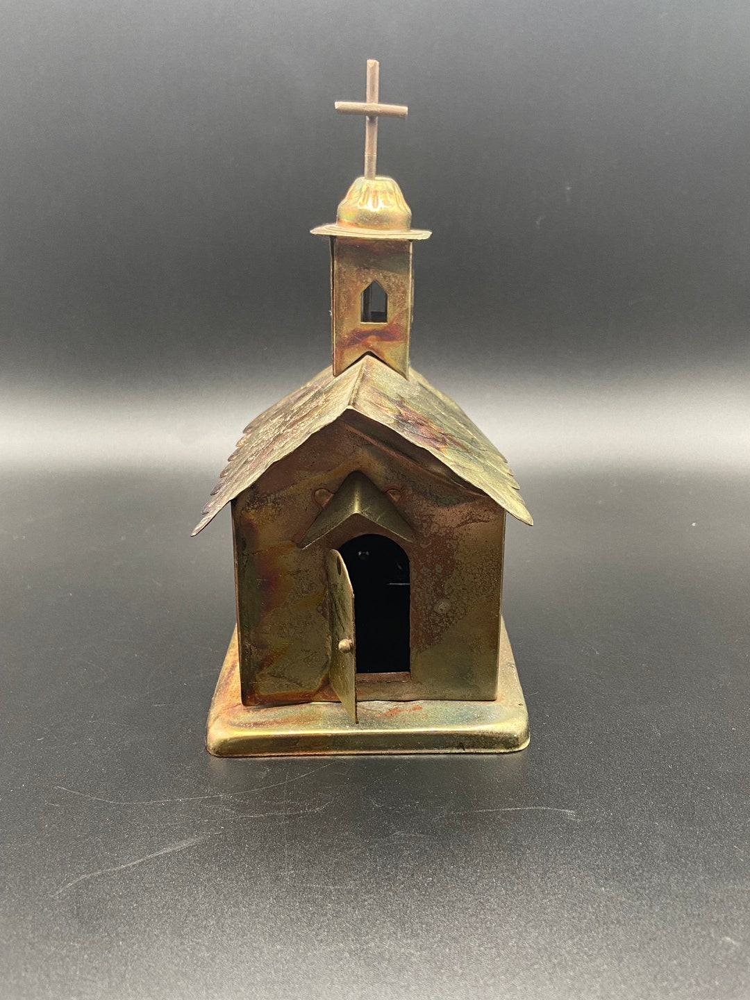 Vintage Copper Musical Church Plays Amazing Grace Musical - Etsy