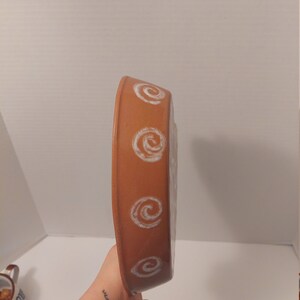 Vintage Ceramic Redware Heart Shaped Pottery Pan, Redware Wall Decor ...