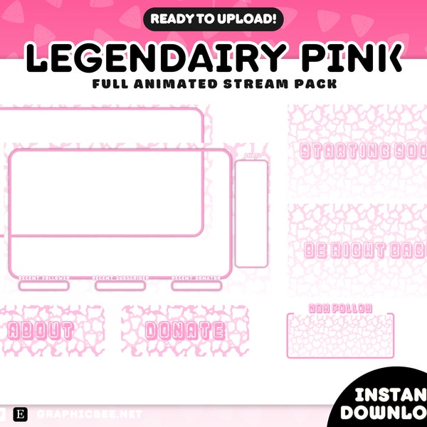 Cow Twitch Overlays - Etsy