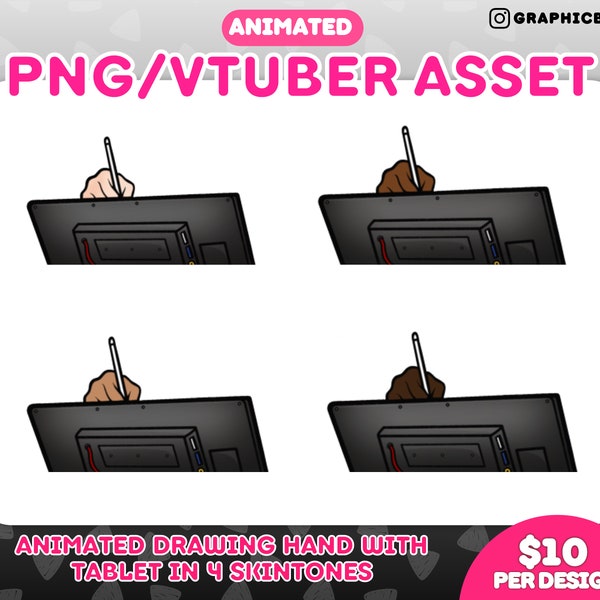 Vtuber Hand Asset - Etsy